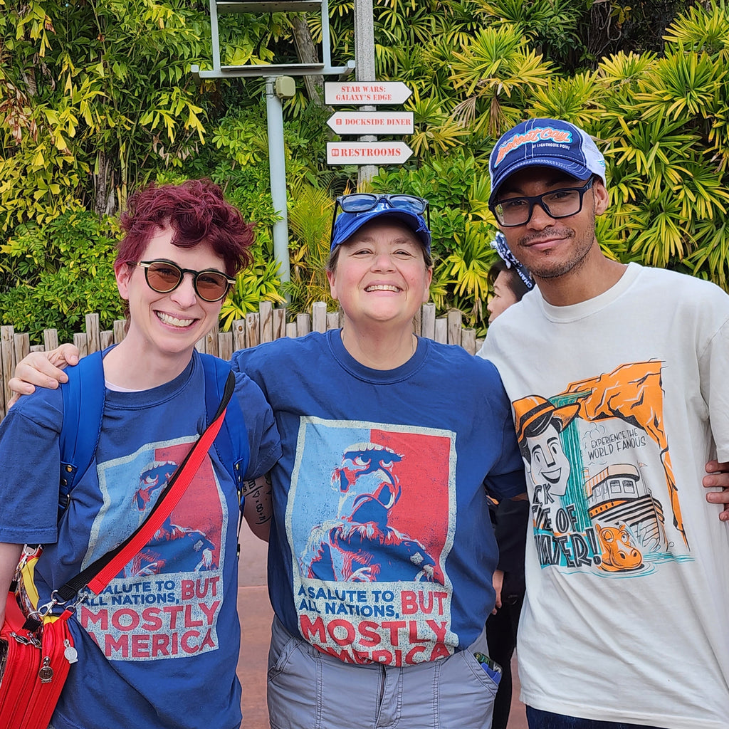 Salute To America Comfort Colors Tee: Subtle Theme Park Tees – The ...